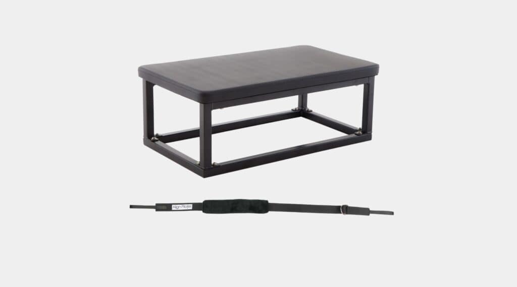 Frame Sitting Box with Foot Straps | Go Align Pilates